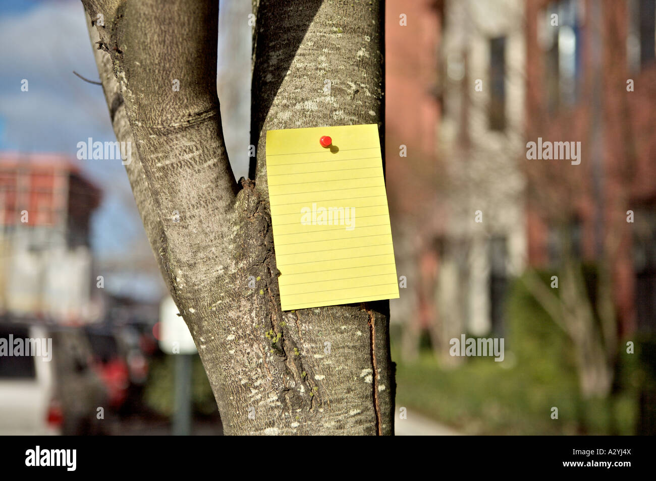 note blank sign post it Stock Photo - Alamy