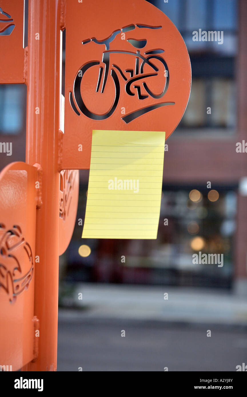 note blank sign post it Stock Photo - Alamy