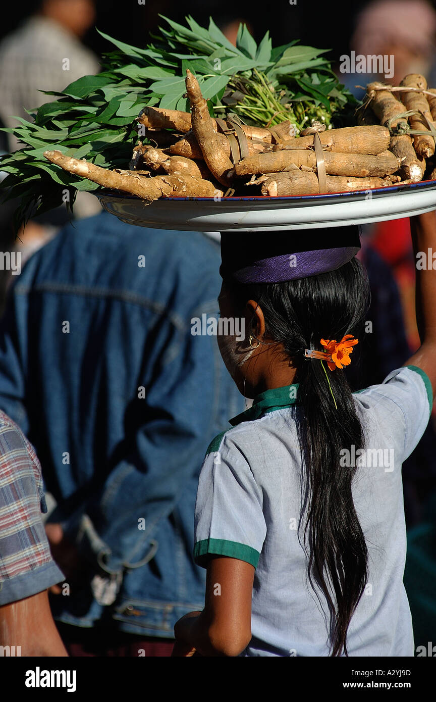 Chaungtha market Chaungtha Burma Myanmar Stock Photo - Alamy