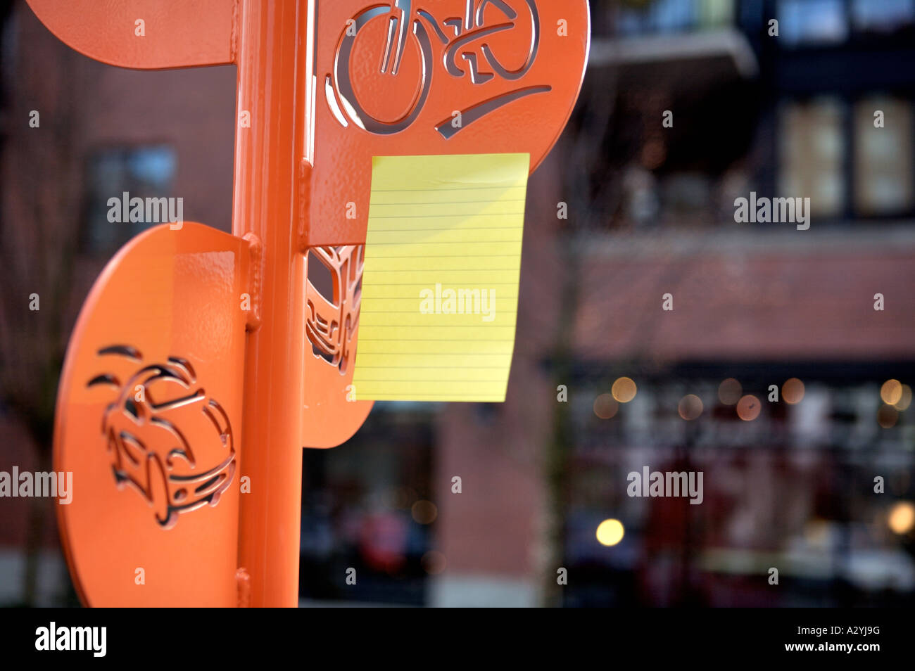 note blank sign post it Stock Photo - Alamy