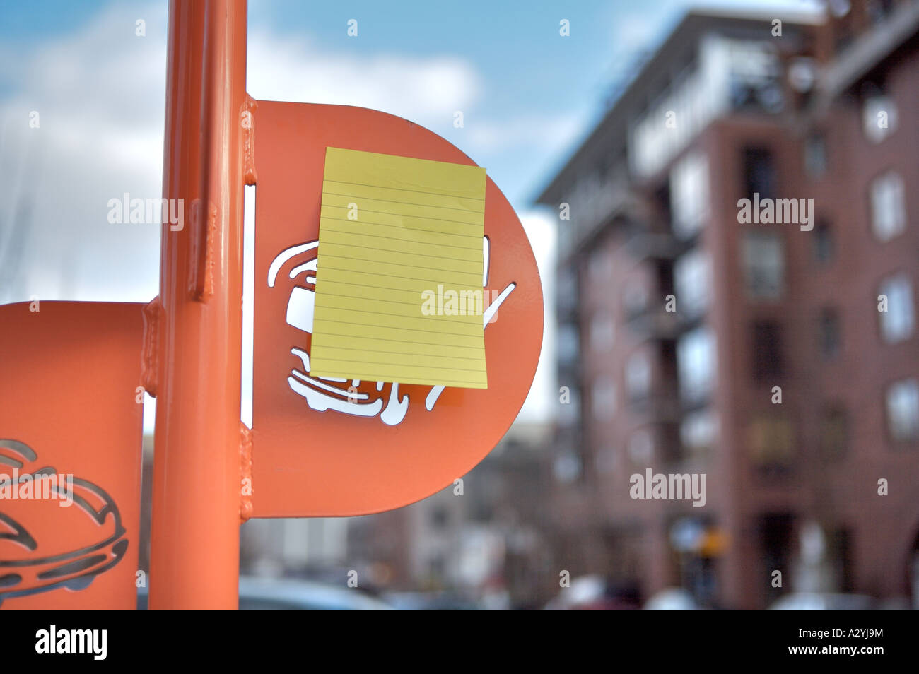 note blank sign post it Stock Photo - Alamy