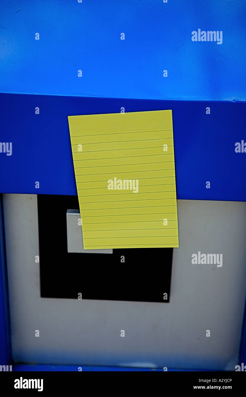 note blank sign post it Stock Photo - Alamy