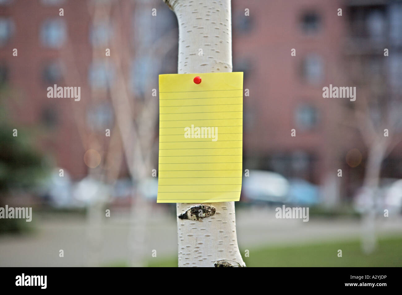 note blank sign Stock Photo - Alamy