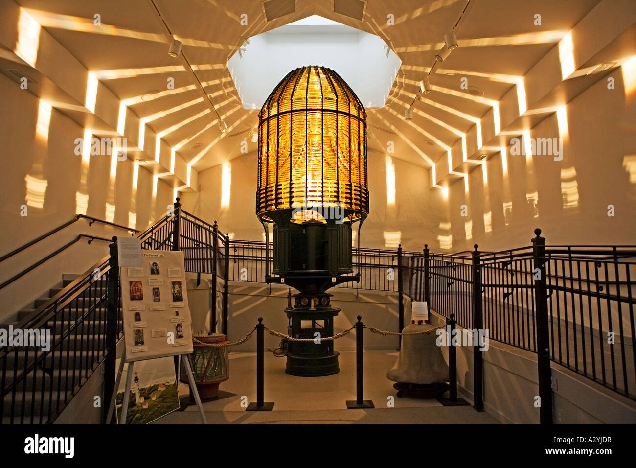 Image of the Destruction Island Lighthouse lens Stock Photo - Alamy