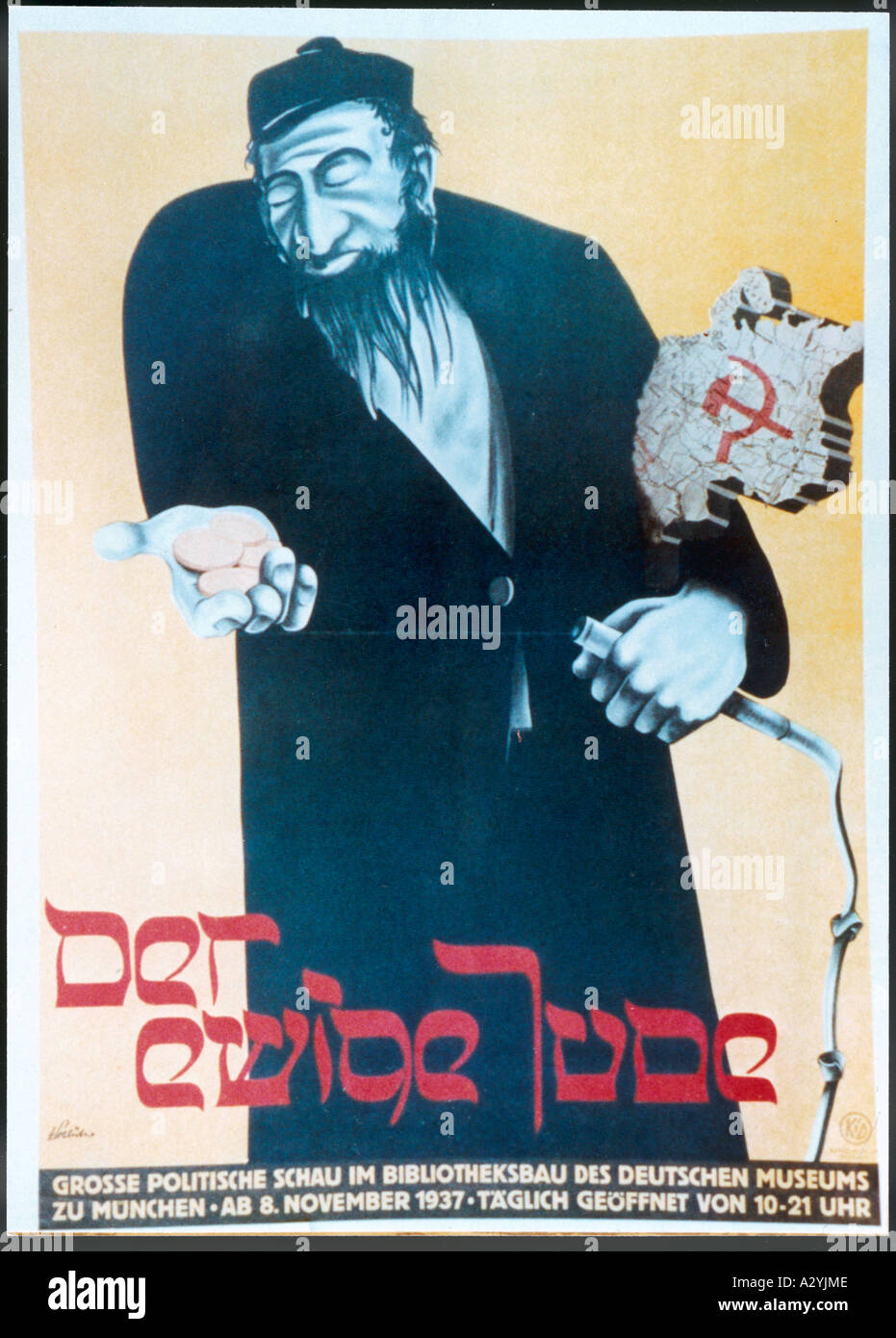 Anti semitic propaganda poster hi-res stock photography and images - Alamy