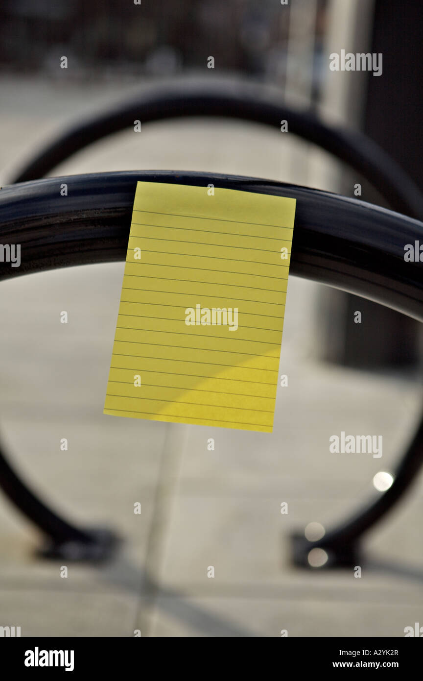 note blank sign Stock Photo - Alamy