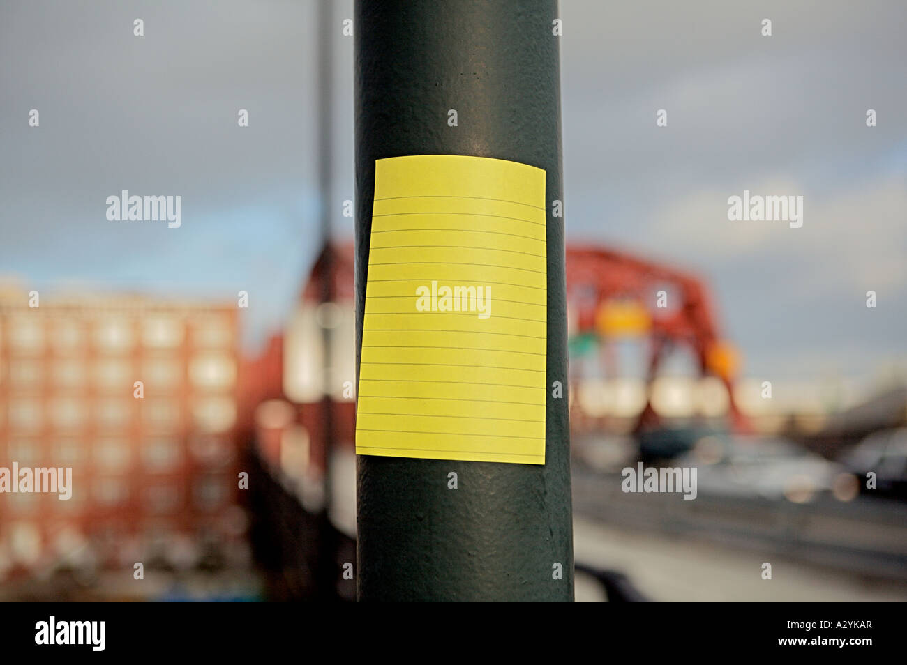 post it notepad blank note Stock Photo - Alamy