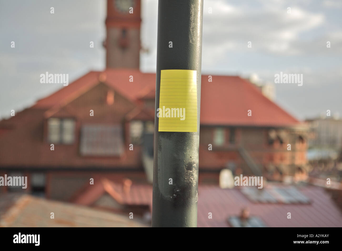 post it notepad blank note Stock Photo - Alamy