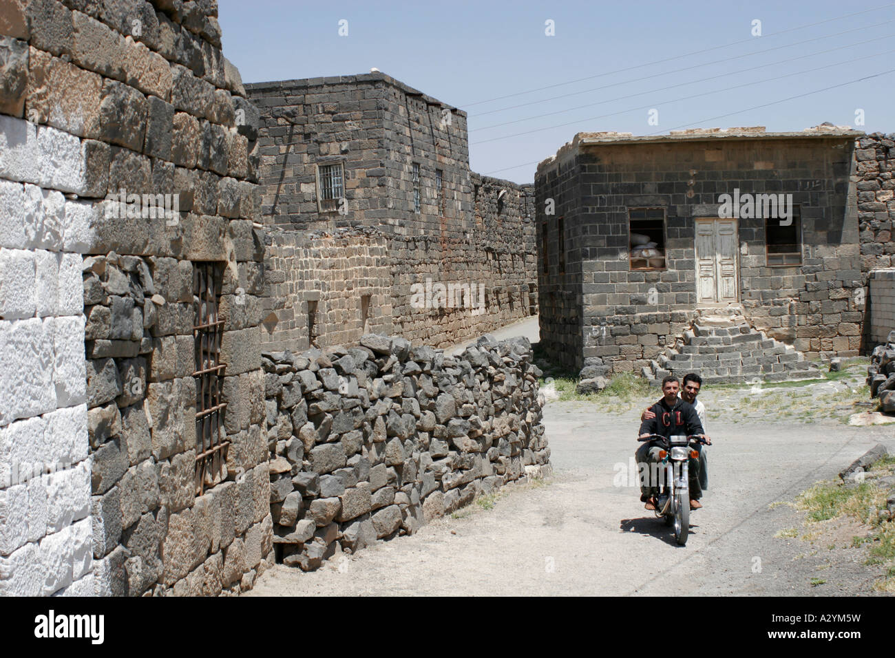 Black basalt ruins bosra hi-res stock photography and images - Alamy