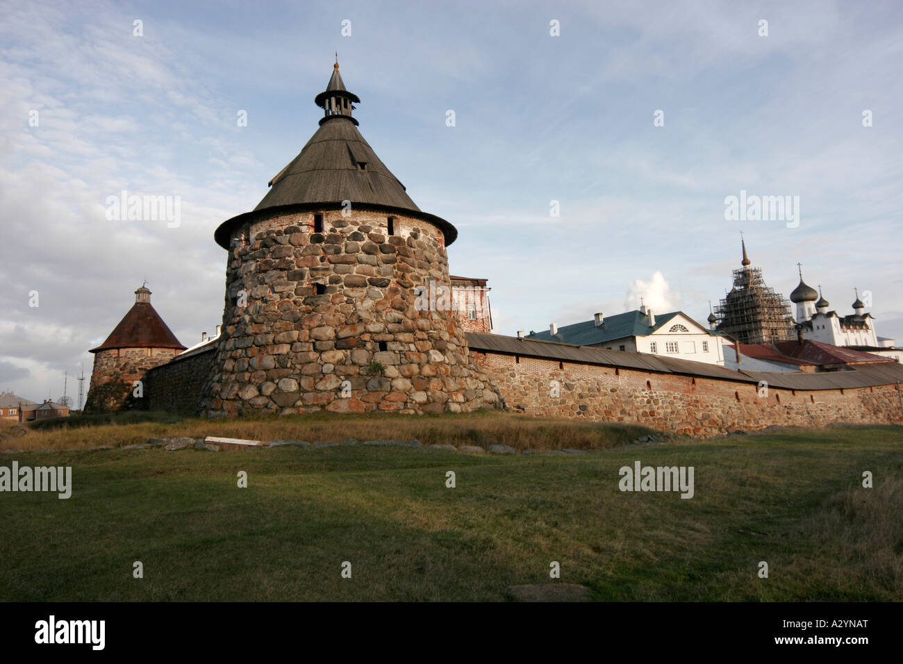 Solovetsky Monastery, Great Solovetsky island, White Sea, Russia Stock ...
