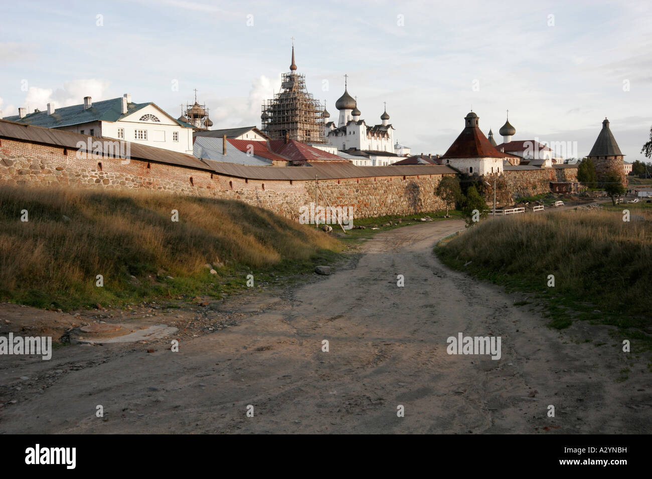 Solovetsky Monastery, Great Solovetsky island, White Sea, Russia Stock ...