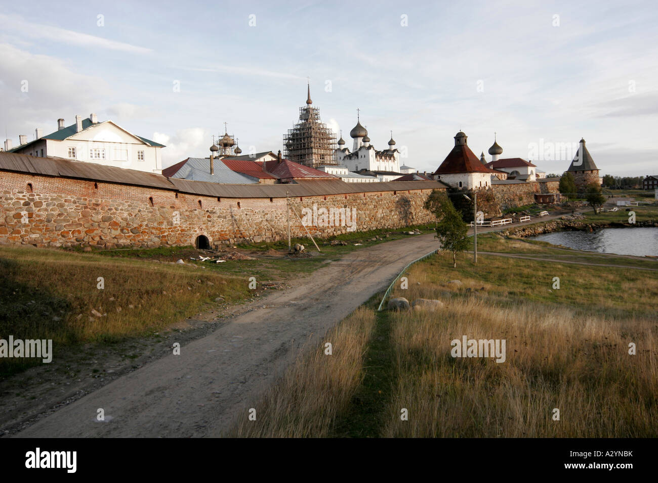 Solovetsky Monastery, Great Solovetsky island, White Sea, Russia Stock ...