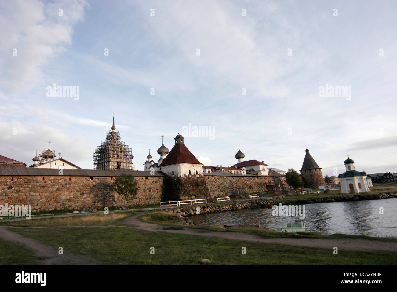 Solovetsky Monastery, Great Solovetsky island, White Sea, Russia Stock ...