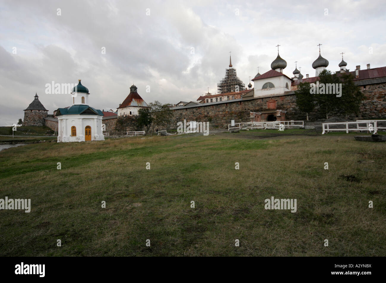 Solovetsky Monastery, Great Solovetsky island, White Sea, Russia Stock ...