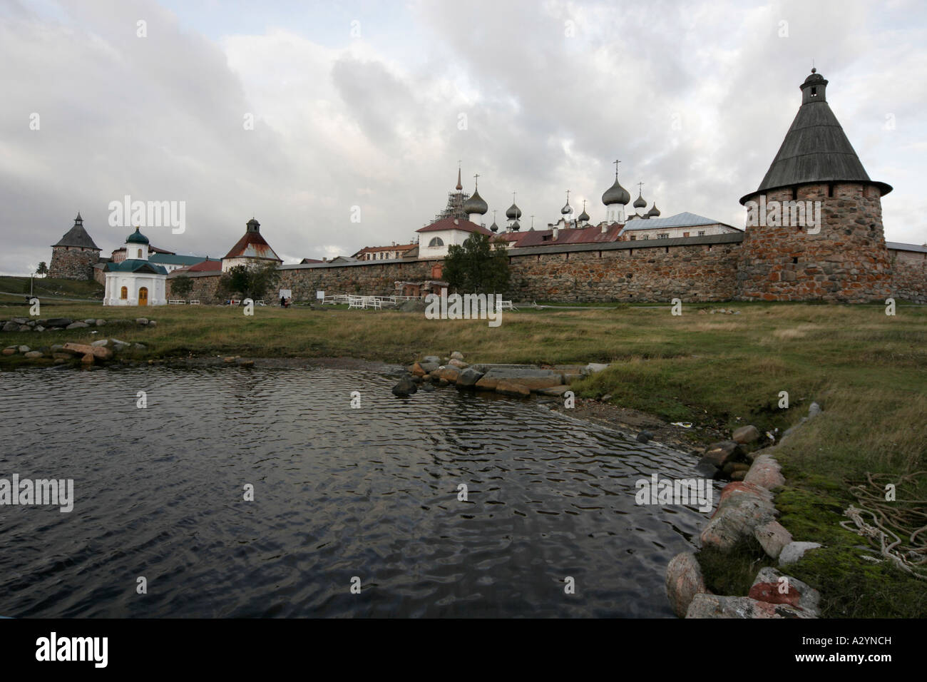 Solovetsky Monastery, Great Solovetsky island, White Sea, Russia Stock ...