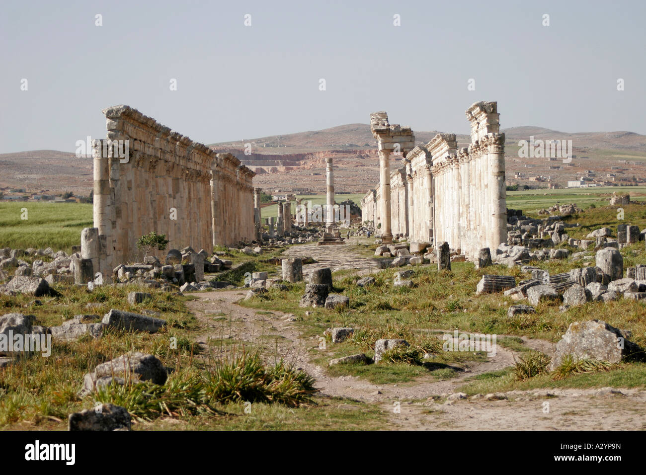 Ancient roman ruins of apamea hi-res stock photography and images - Alamy