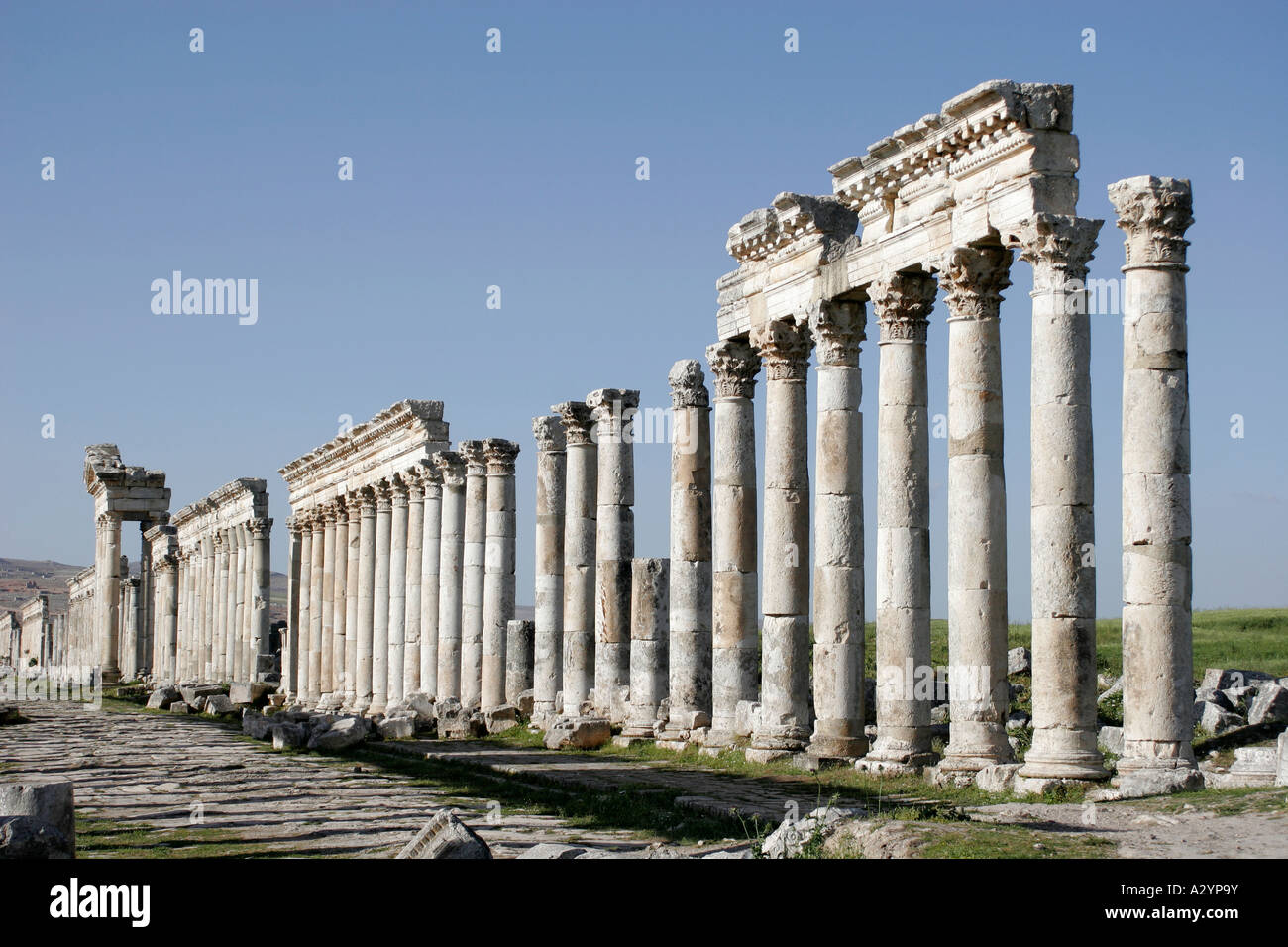 Archaeological site of apamea hi-res stock photography and images - Alamy