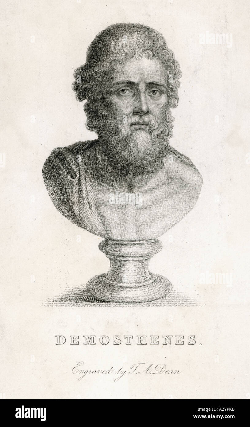 Bust of demosthenes hi-res stock photography and images - Alamy