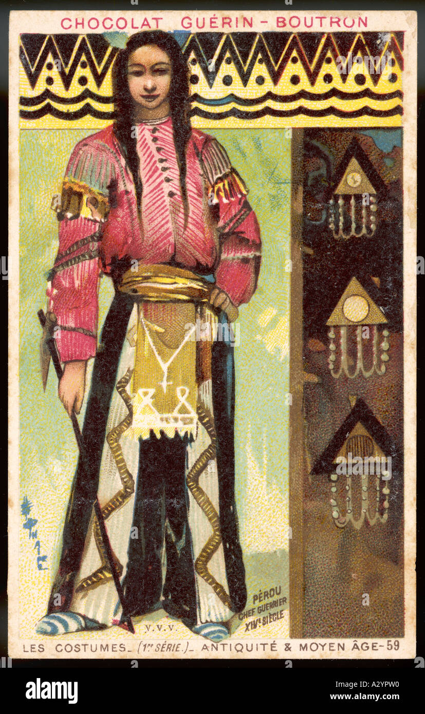 Racial Peruvian Warrior Stock Photo - Alamy