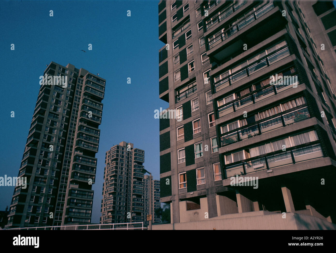 chalk hill farm estate london Stock Photo - Alamy