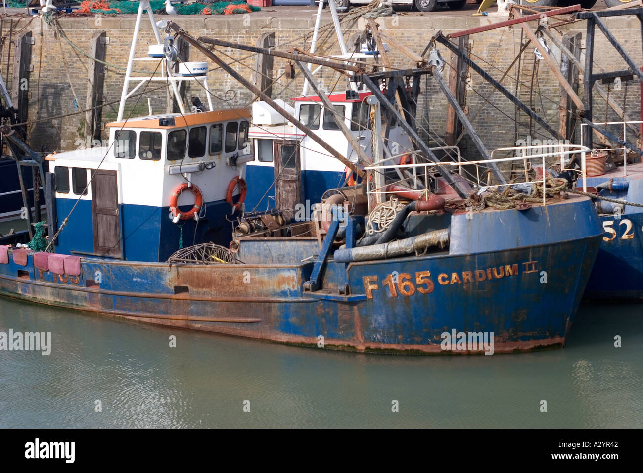 Fishing Boats Whitstable Kent England UK Stock Photo - Alamy