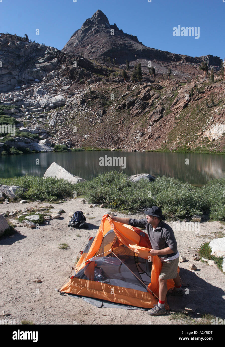Camp camping sequoia national park hi-res stock photography and images ...