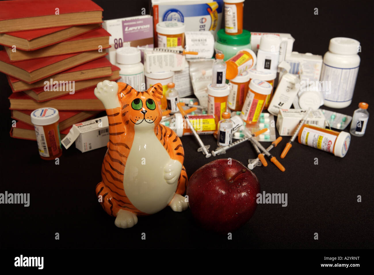 drug medicine fruit apple Stock Photo - Alamy