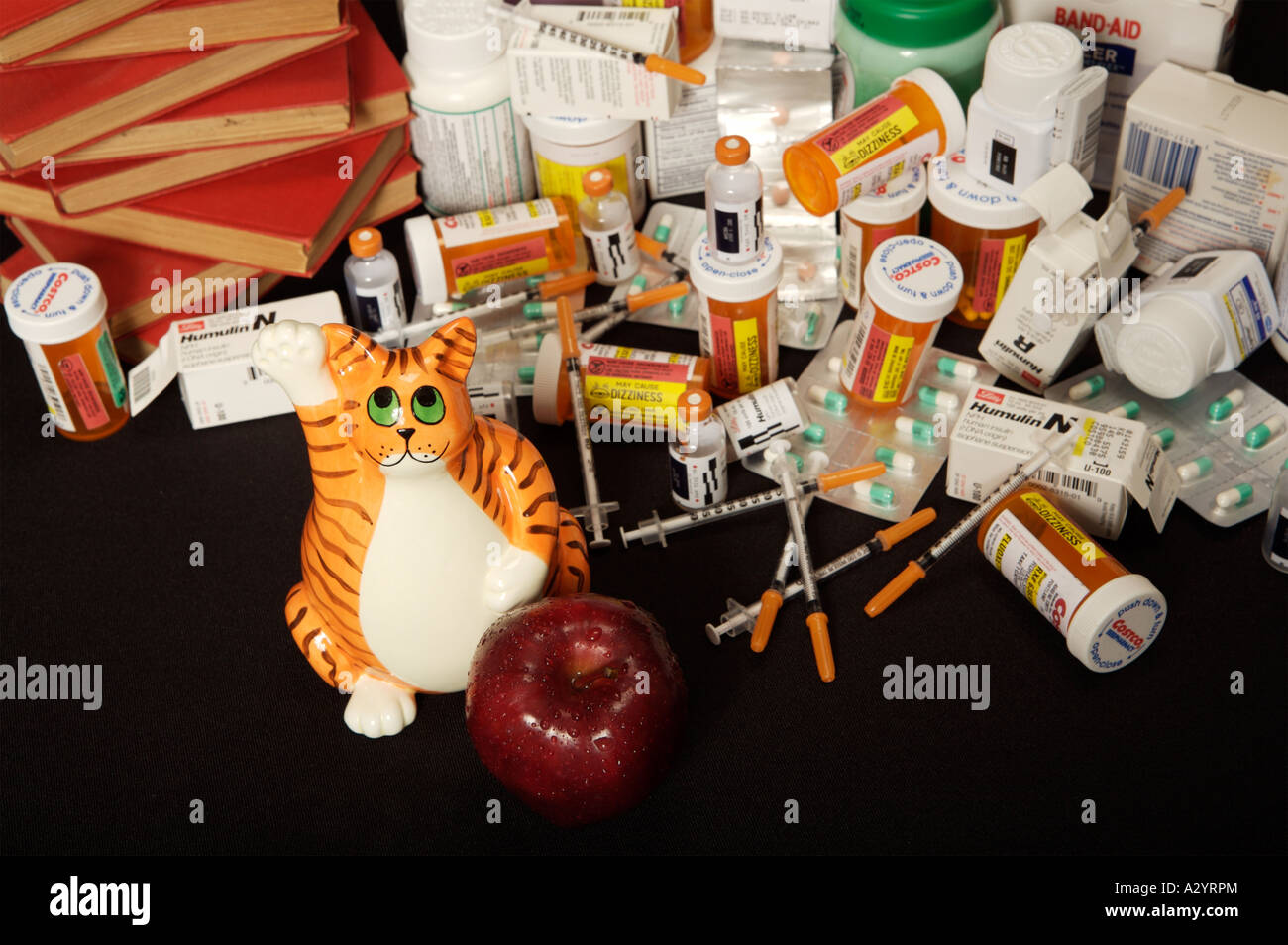 drug medicine fruit apple Stock Photo - Alamy