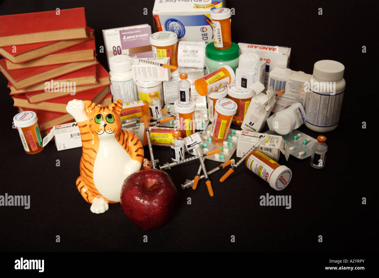 drug medicine fruit apple Stock Photo - Alamy