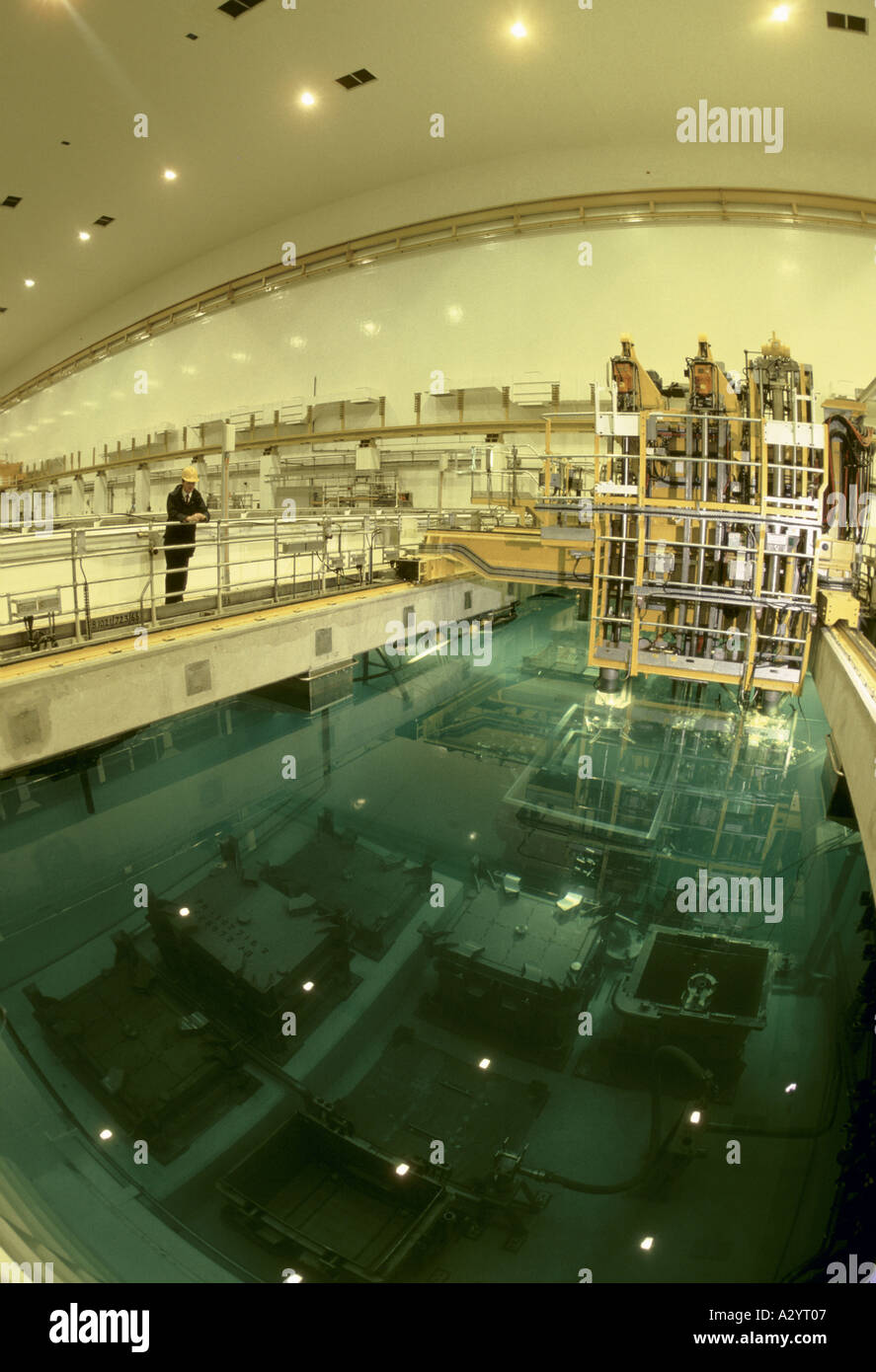 sellafield reprocessing pond 5 Stock Photo - Alamy