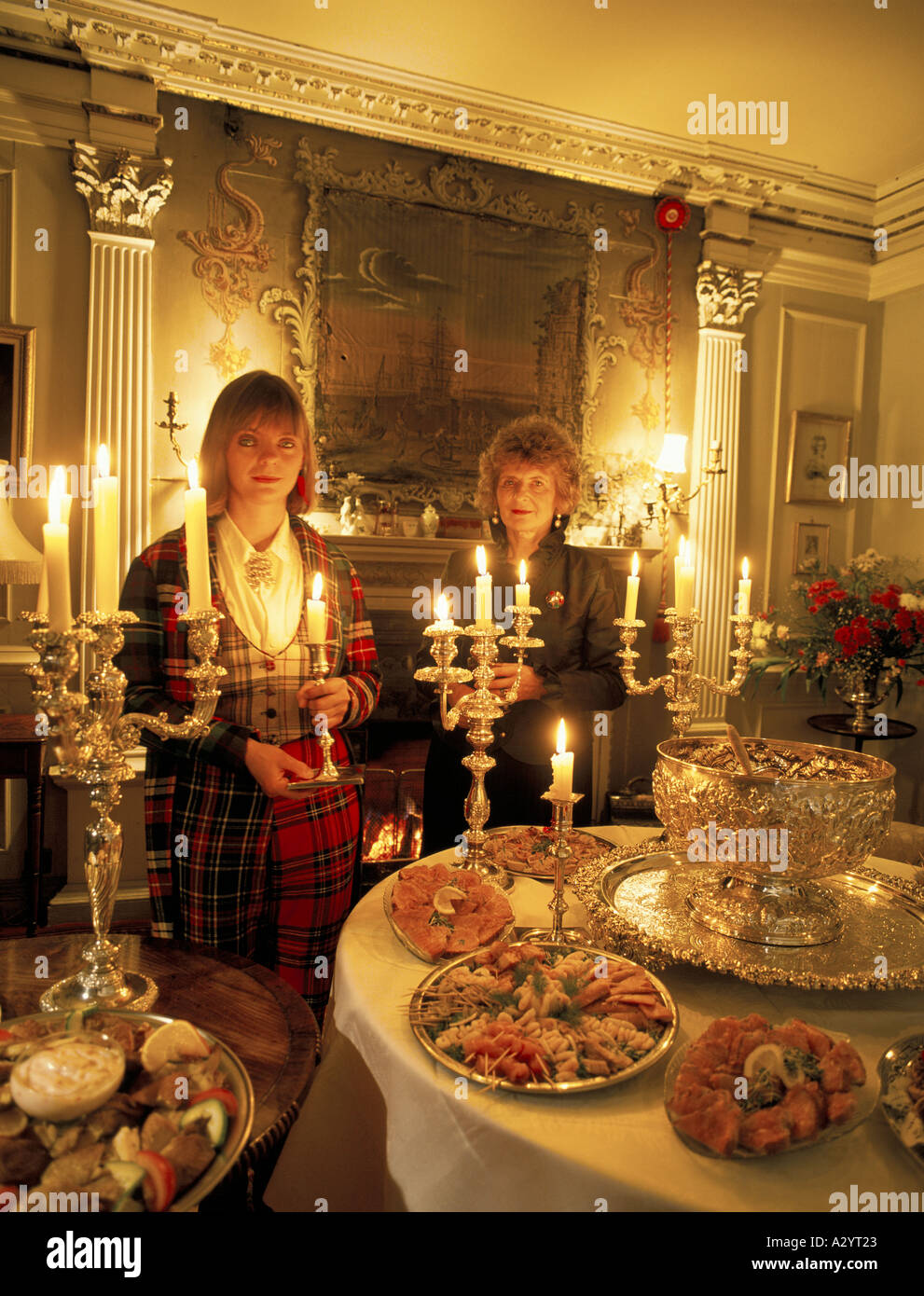 lady catherine maxwell stuart mother traquire castle scotland Stock ...