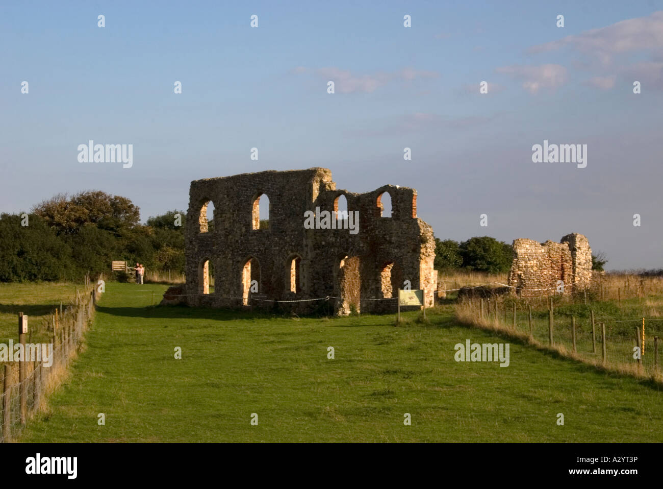 Greyfriars at Dunwich Stock Photo - Alamy