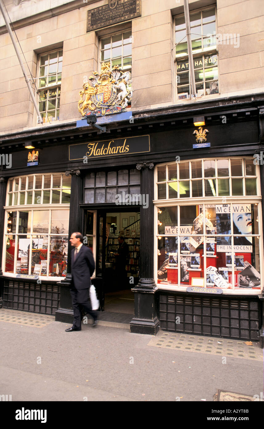 the front of hatchards bookshop in piccadilly london Stock Photo - Alamy