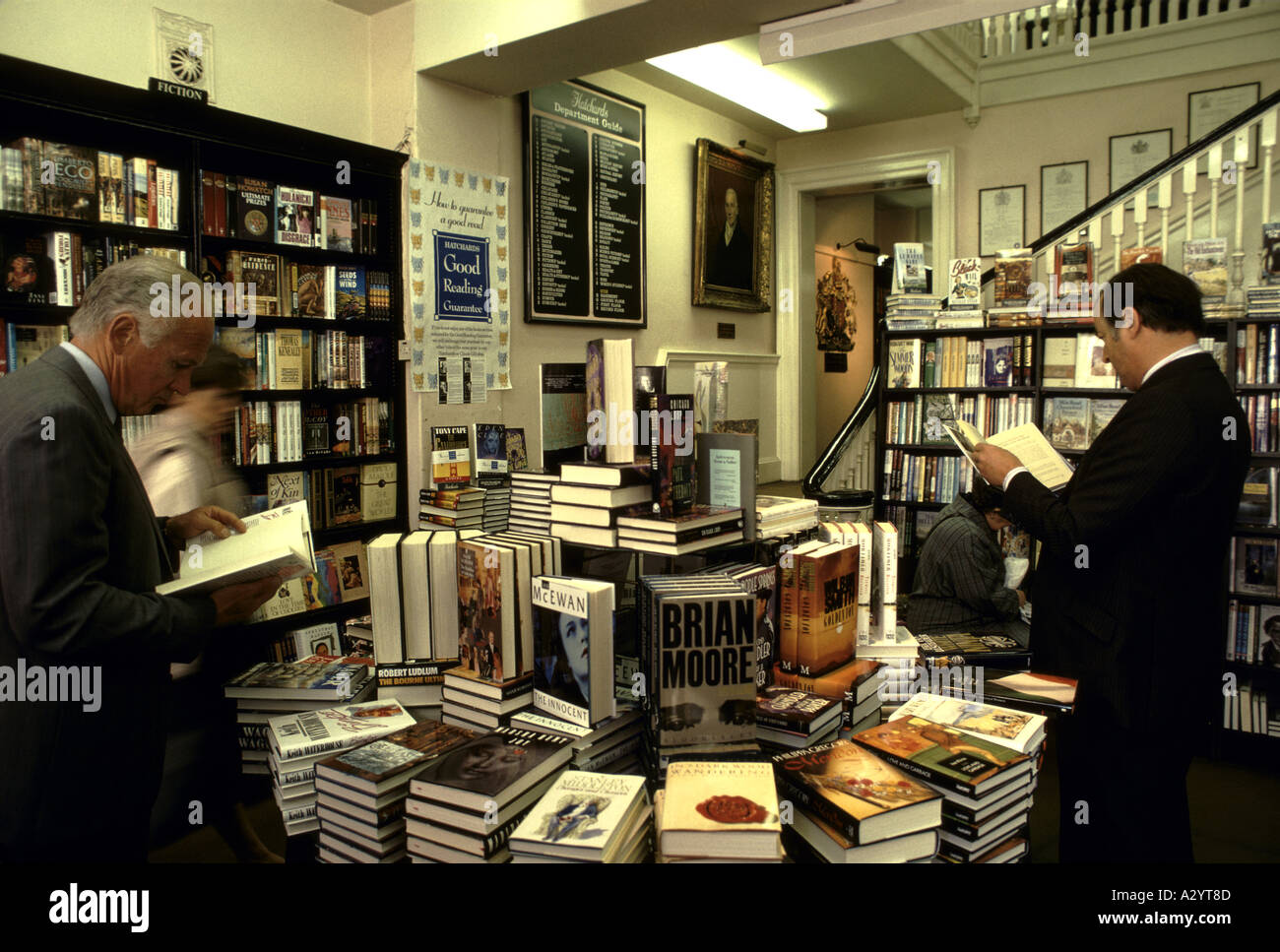 hatchards bookshop in piccadilly london Stock Photo - Alamy