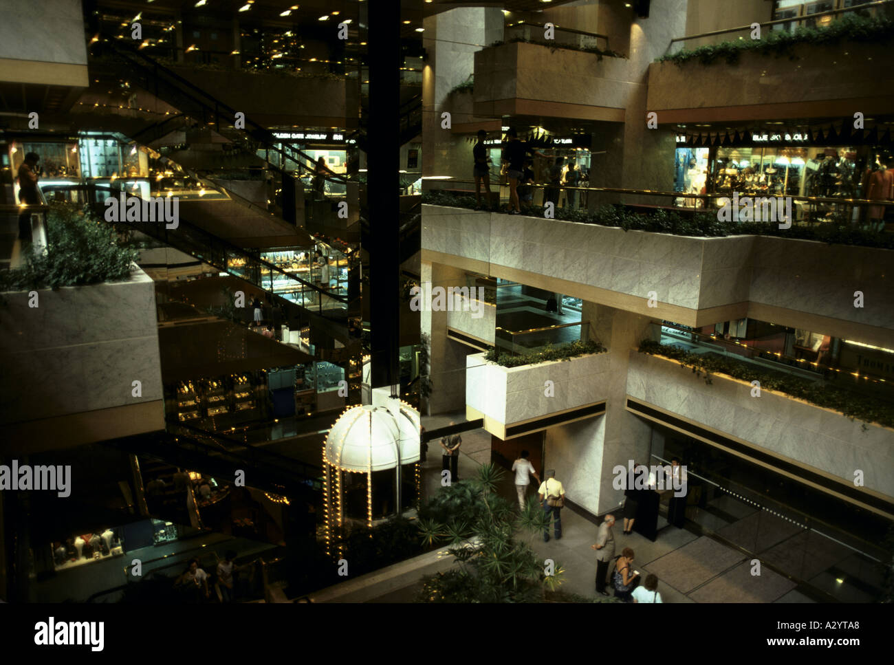 shopping mall in the sheraton hotel Stock Photo - Alamy