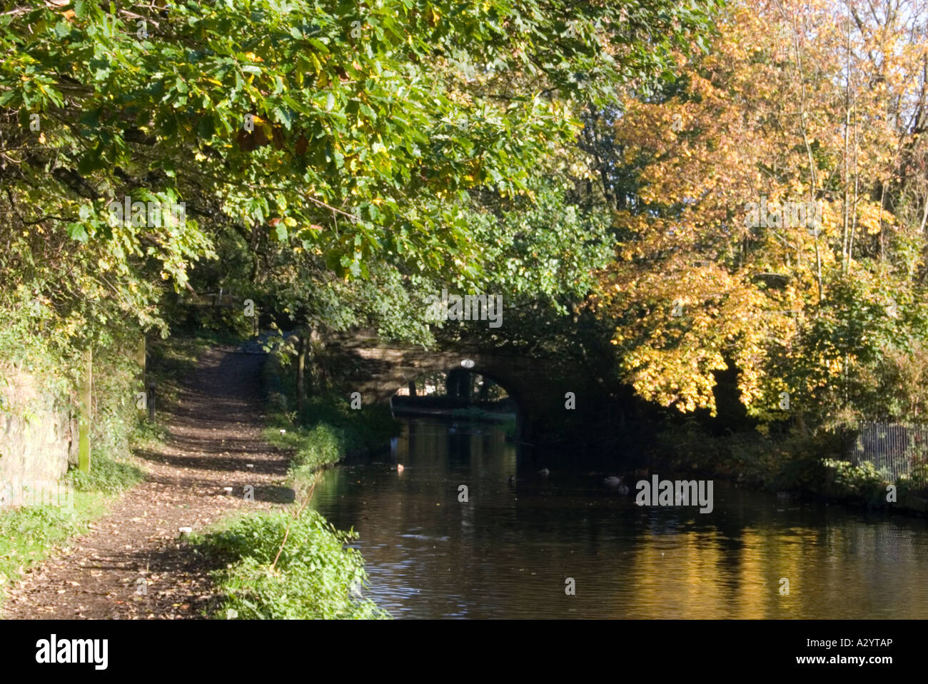 Along the Tow Path Stock Photo - Alamy