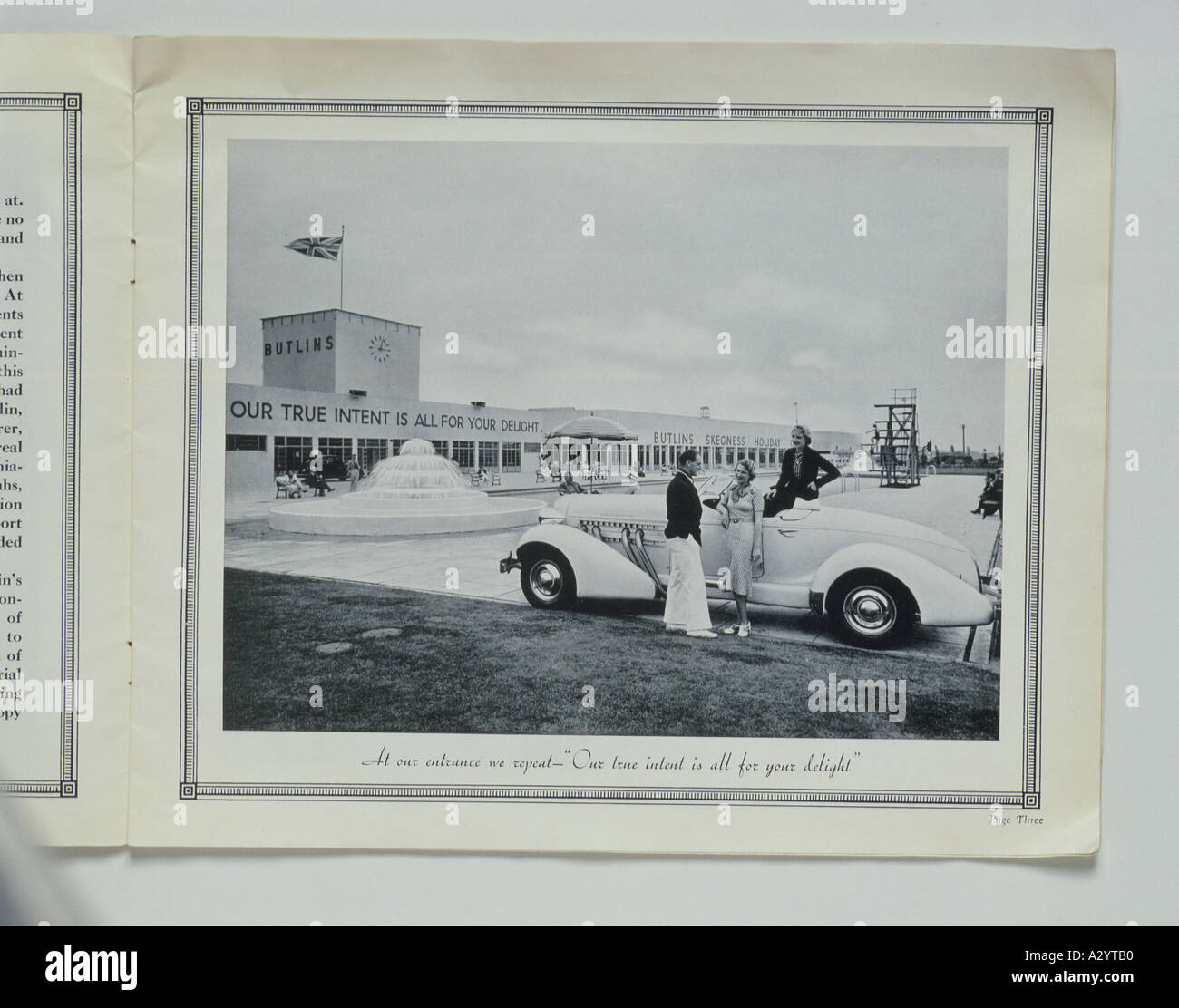 old butlins publicity poster Stock Photo - Alamy