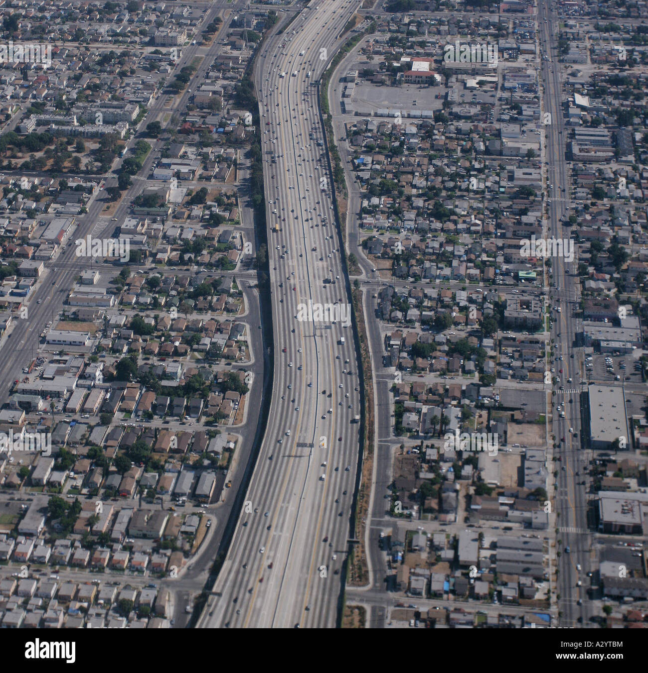 Los Angeles County Downtown california Aerials Aerial interstate ...