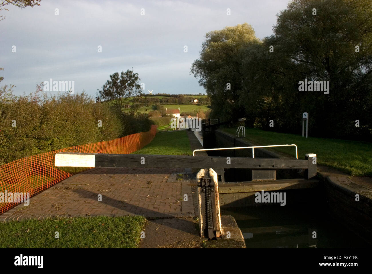 Lock at Napton Stock Photo - Alamy