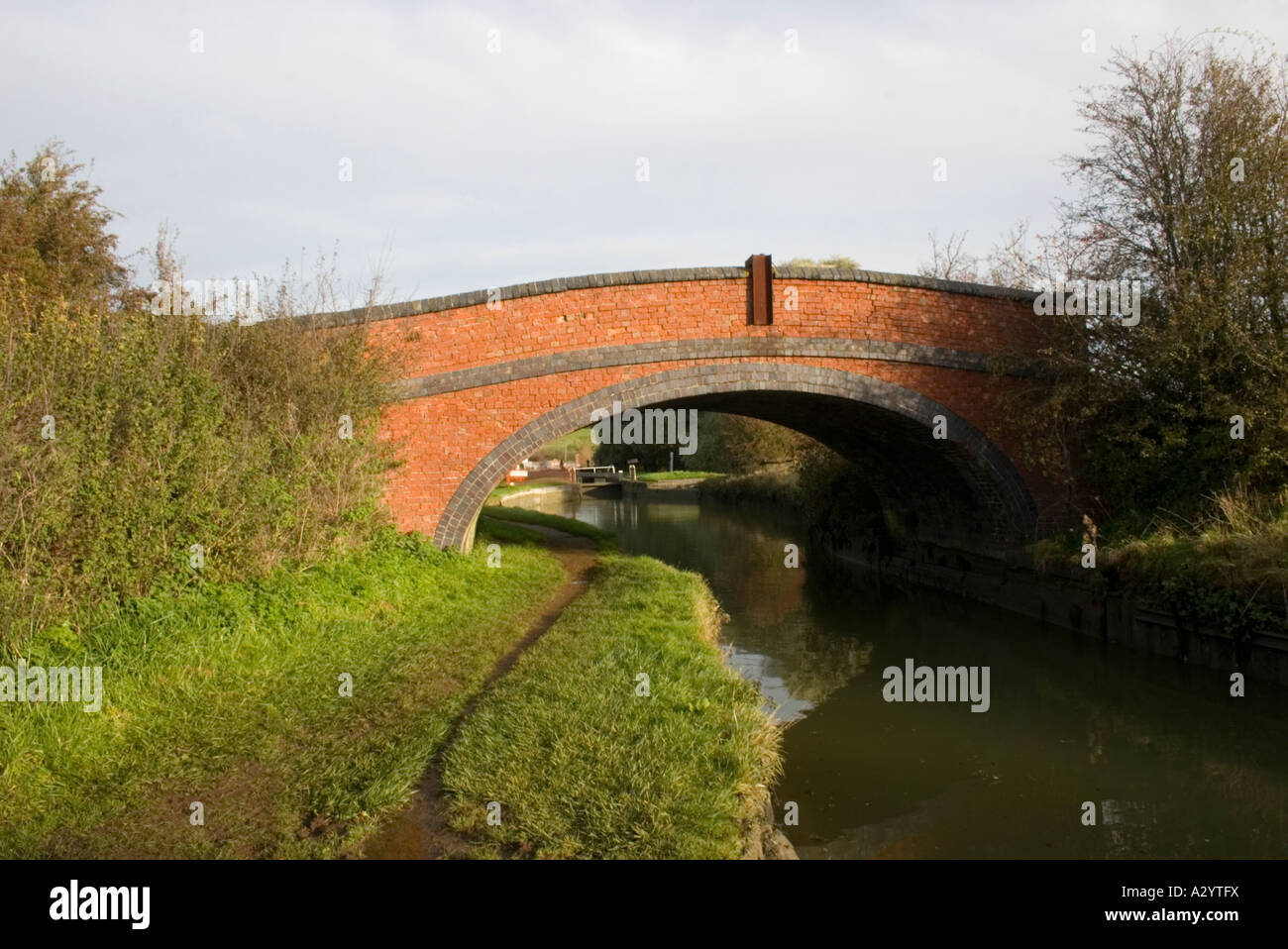 Canal Bridge at Napton Stock Photo - Alamy