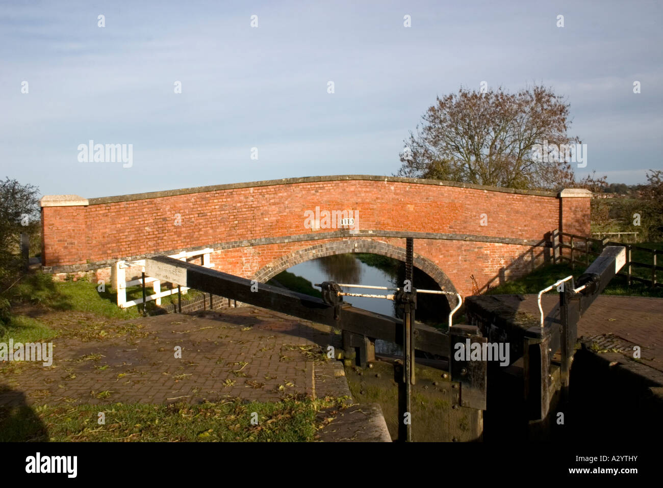 Lock and Bridge Stock Photo - Alamy