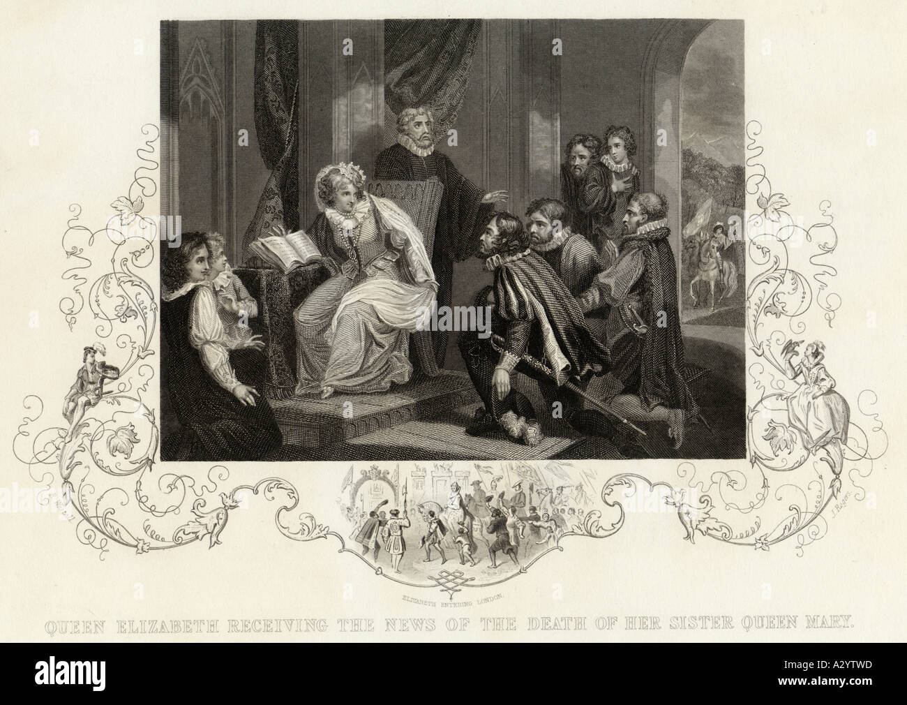 Elizabeth Told Mary Dead Stock Photo - Alamy