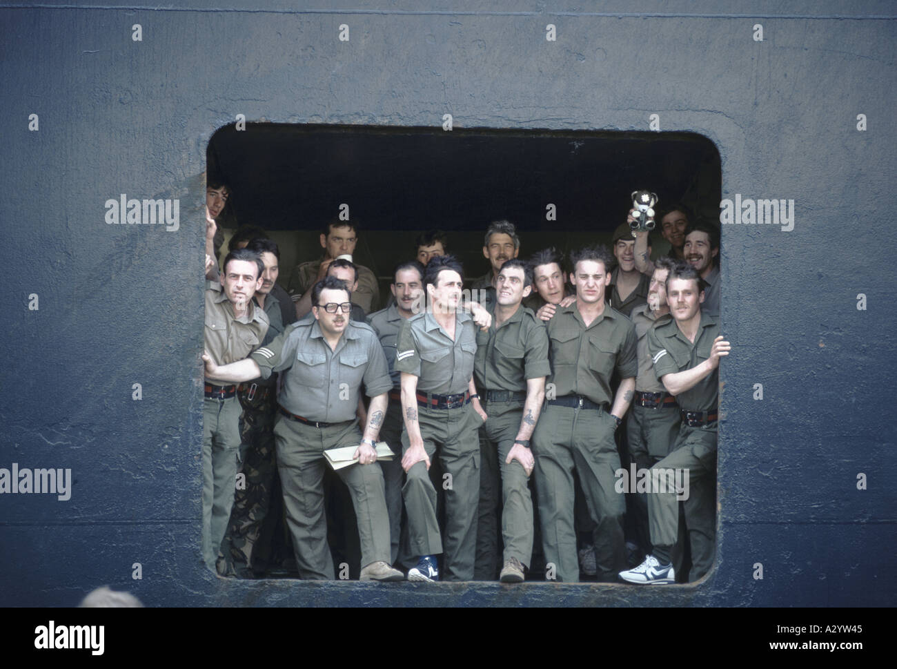 Soldiers boarding ship hi-res stock photography and images - Alamy
