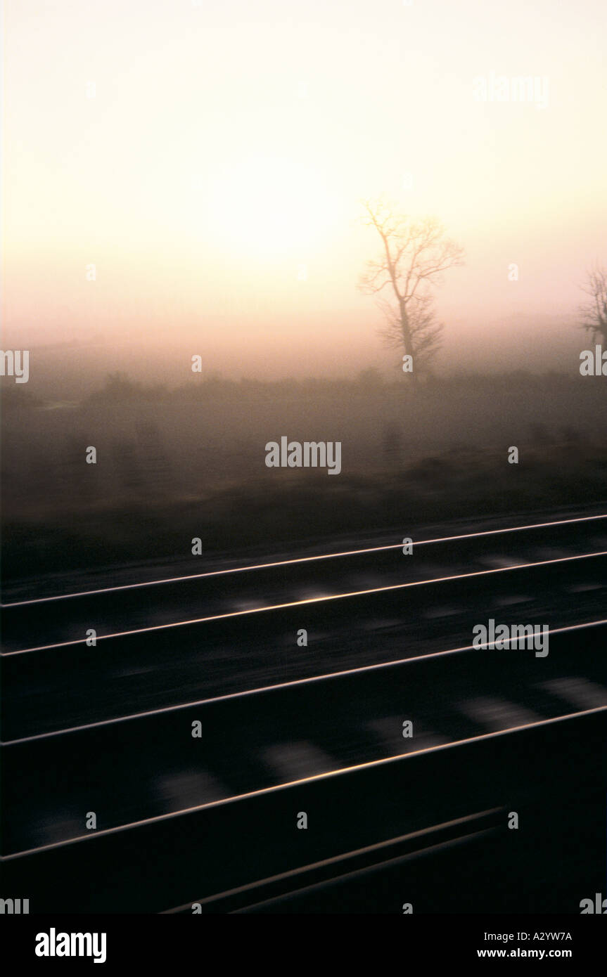 Rail rail rail rail view hi-res stock photography and images - Alamy