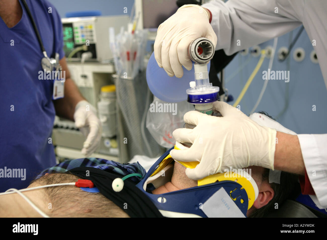 DEU Germany casualty unit emergency room of a hospital Stock Photo - Alamy
