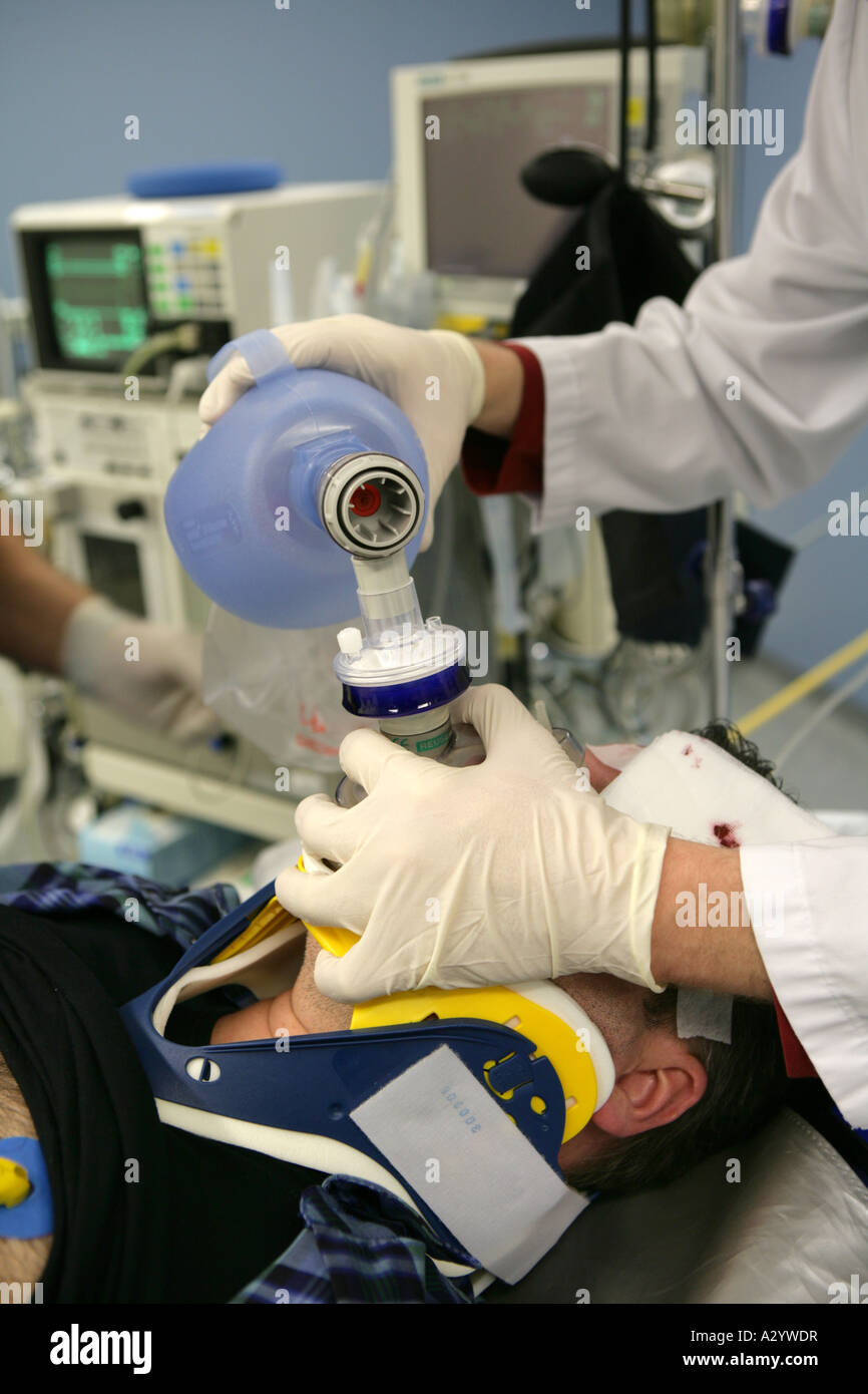 DEU Germany casualty unit emergency room of a hospital Stock Photo - Alamy