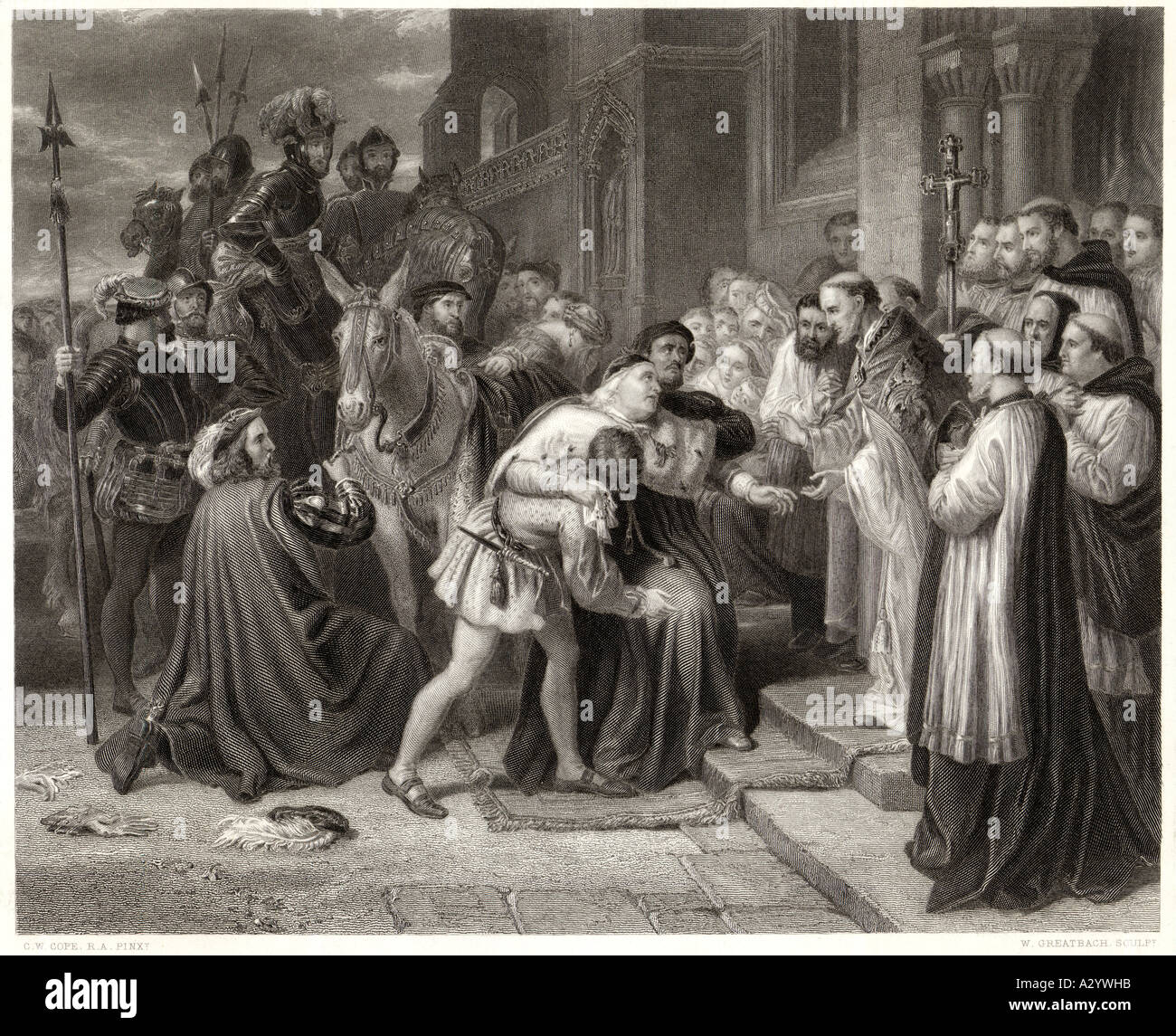 Wolsey Leicester Abbey Stock Photo - Alamy