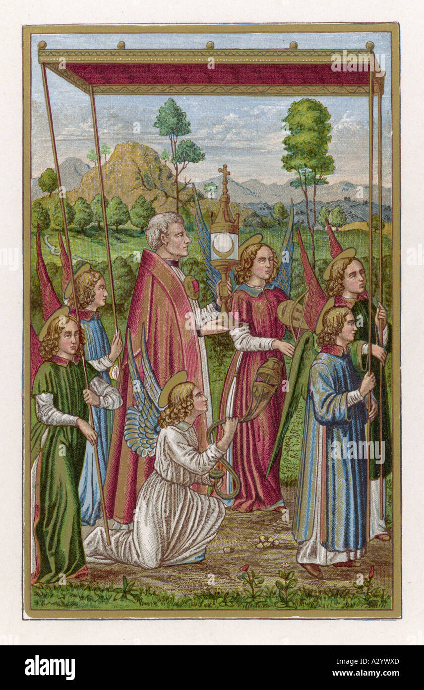 Sacrament medieval hi-res stock photography and images - Alamy