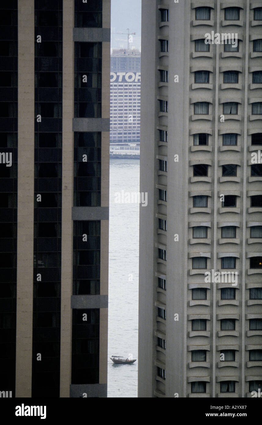 High rise buildings in hong kong central district Stock Photo - Alamy