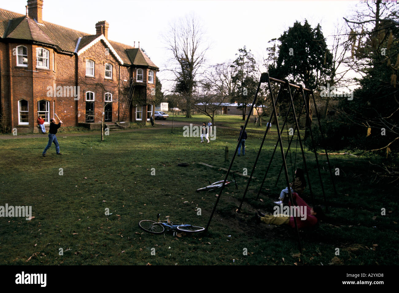 Children playing outside summerhill school hi-res stock photography and ...